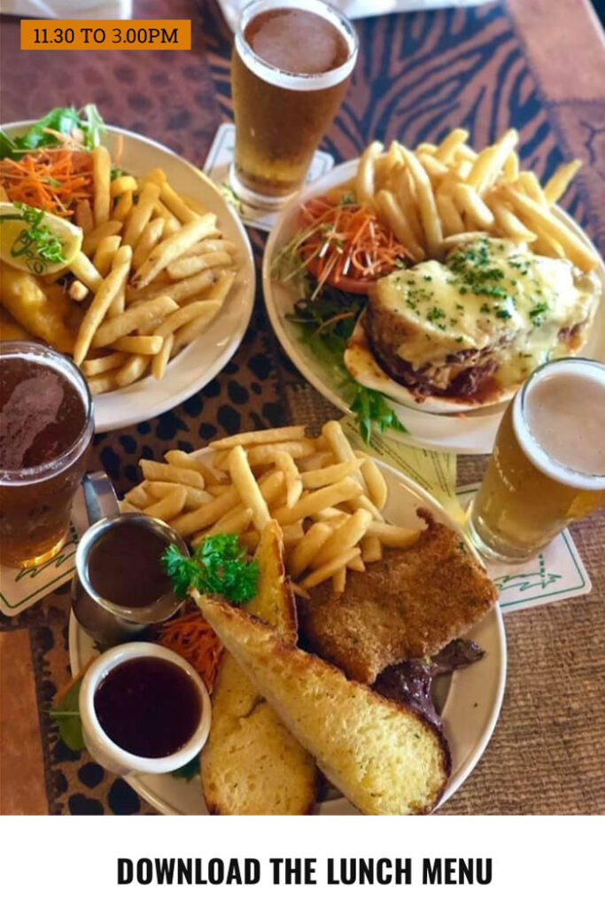 Menus - Cock & Bull Cairns Tavern Menus